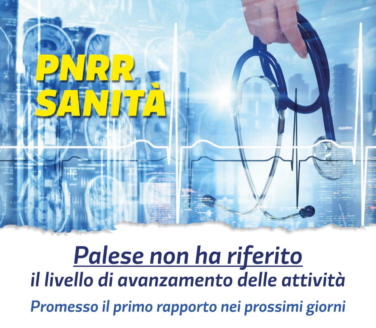PNRR Sanità, Amati: “Palese non ha riferito il livello di avanzamento attività. Per i prossimi ...